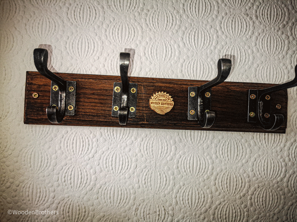 Wall mounted coat hanger – Wooden Brothers